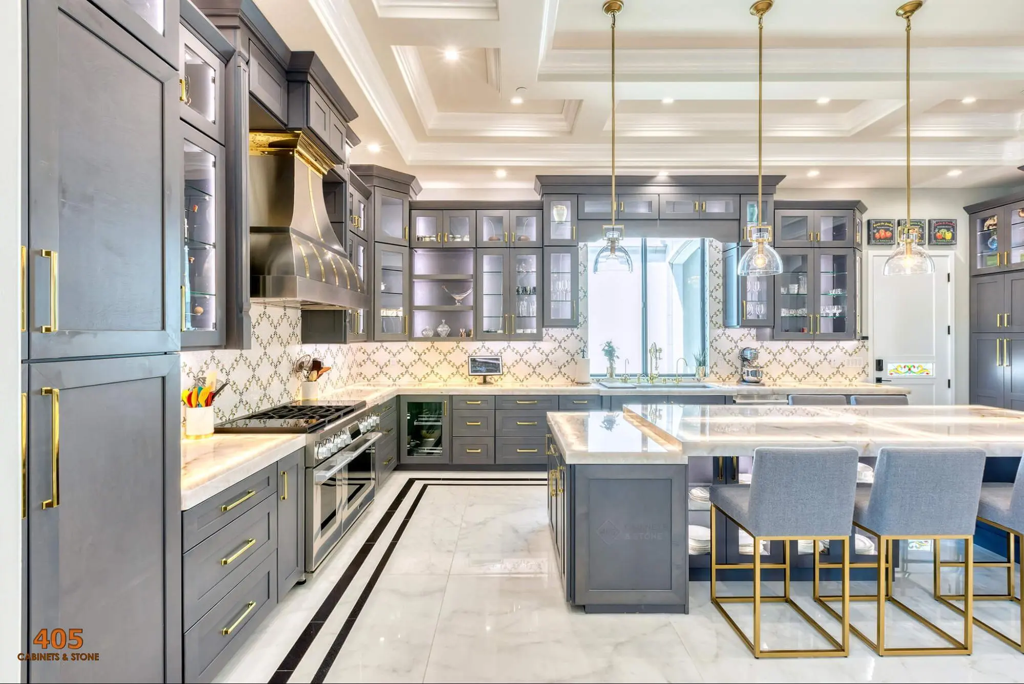 Transforming Your Space with Light Grey Kitchen Cabinets and Dark ...